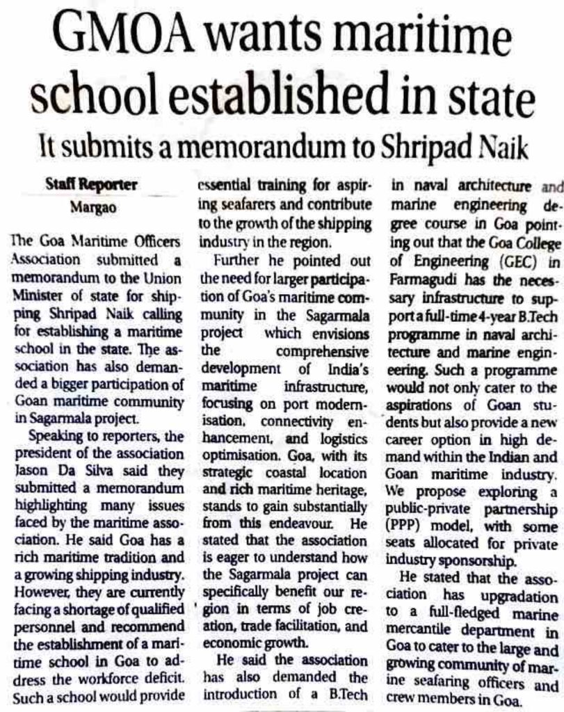 Goa Maritime Officers Association